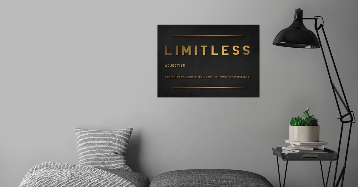 'Limitless Definition' Poster by Five Senses Art | Displate