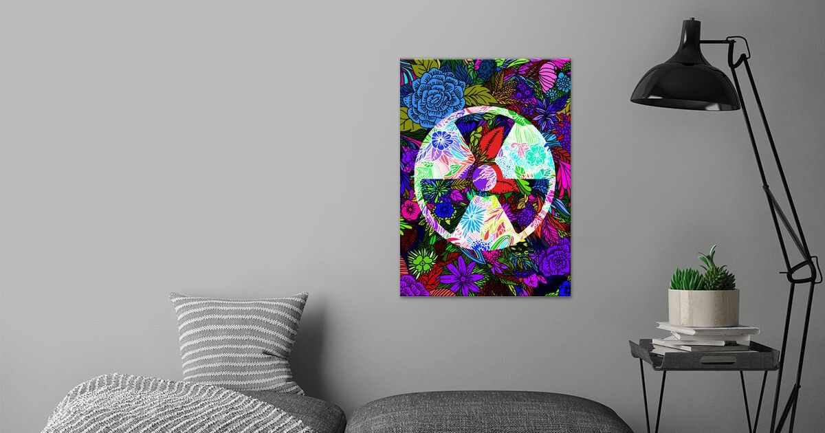 'Radioactive Flowers' Poster by Dick Jose Santos | Displate