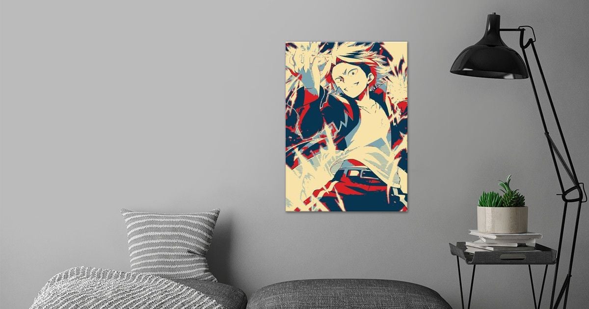 'Denki Kaminari Quirk' Poster by Popart Project | Displate