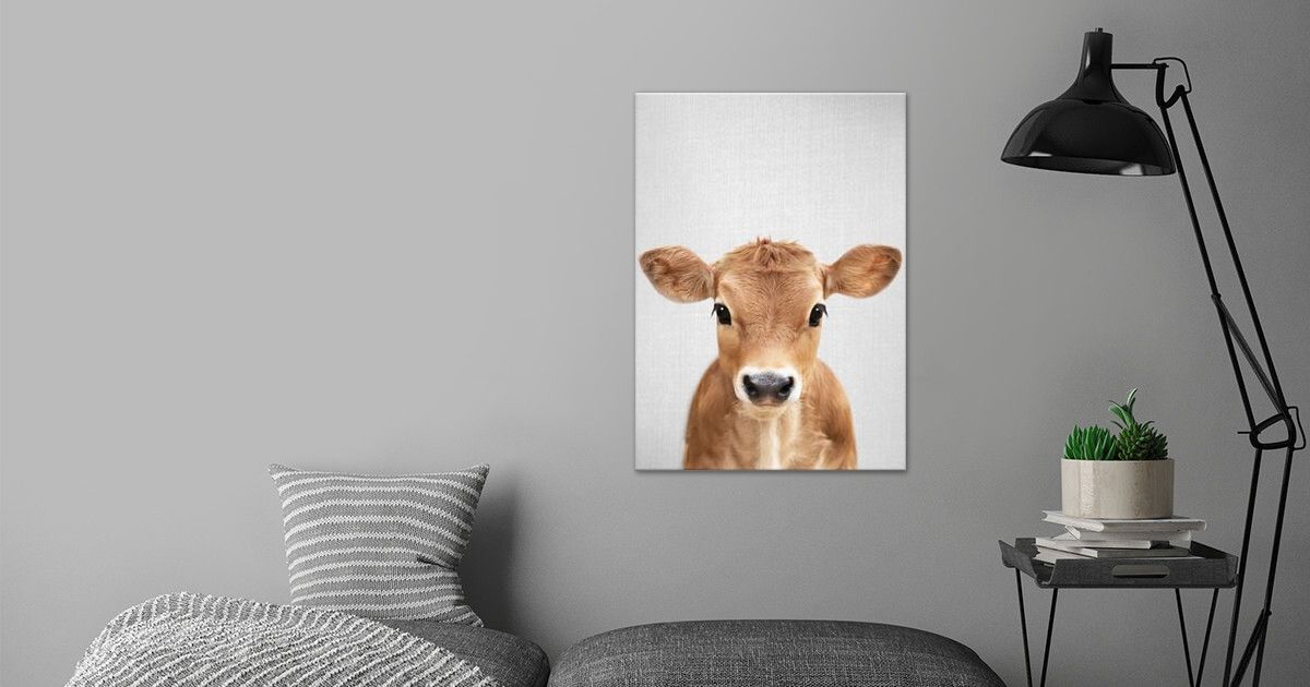 'Calf Colorful' Poster by Gal Design | Displate