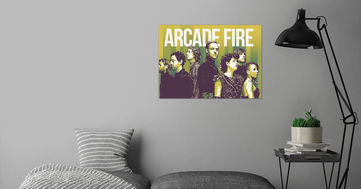 'Arcade Fire Artwork Poster' Poster by Rizky Irawan | Displate