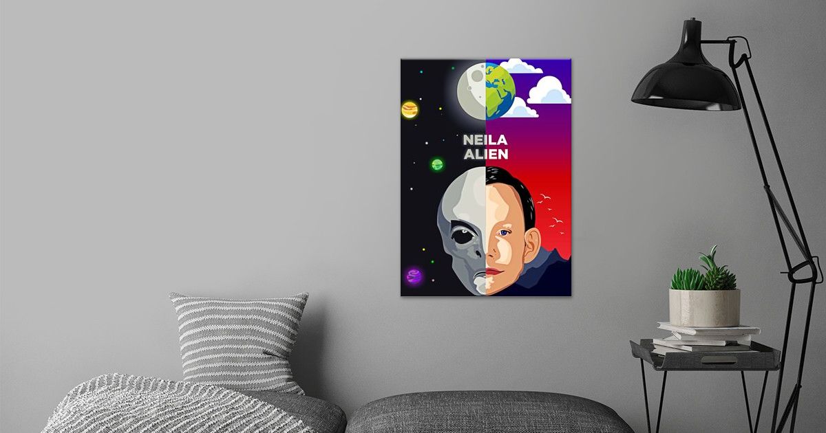 'NEILA X ALIEN' Poster by MAMMIRI ART | Displate