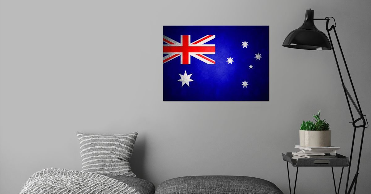 'Australia flag' Poster by SplashDesign | Displate