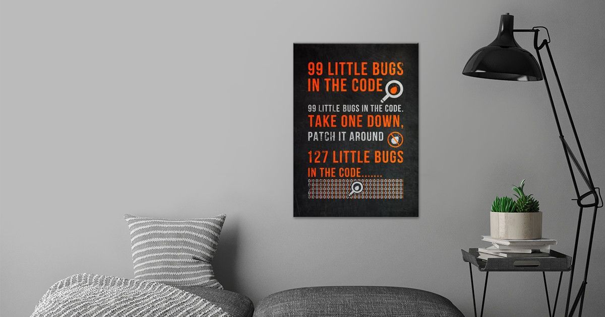 'Programming Funny Poem' Poster by PosterWorld | Displate