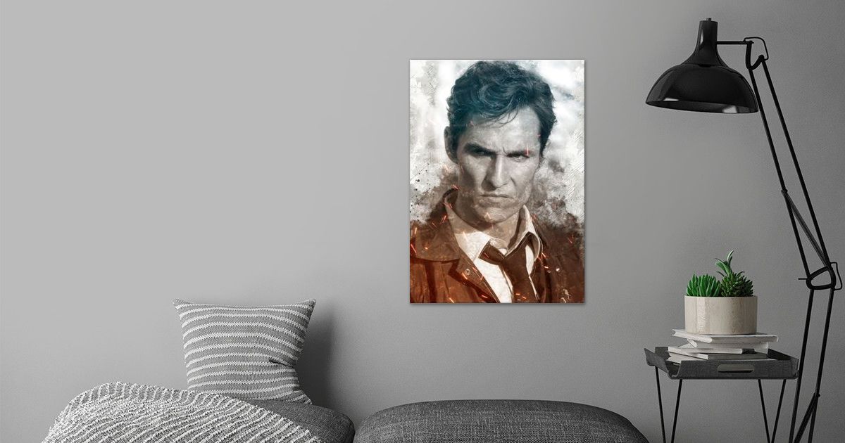 'Rust Cohle' Poster by Whitesenberg | Displate