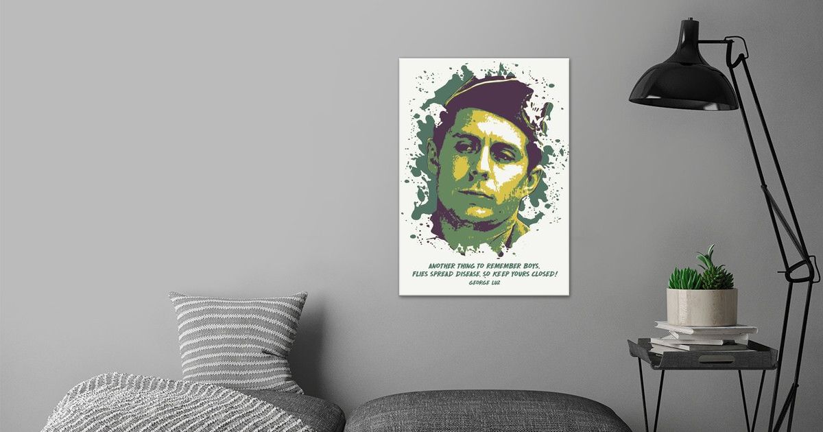'George Luz Quote Poster' Poster by Rizky Irawan | Displate