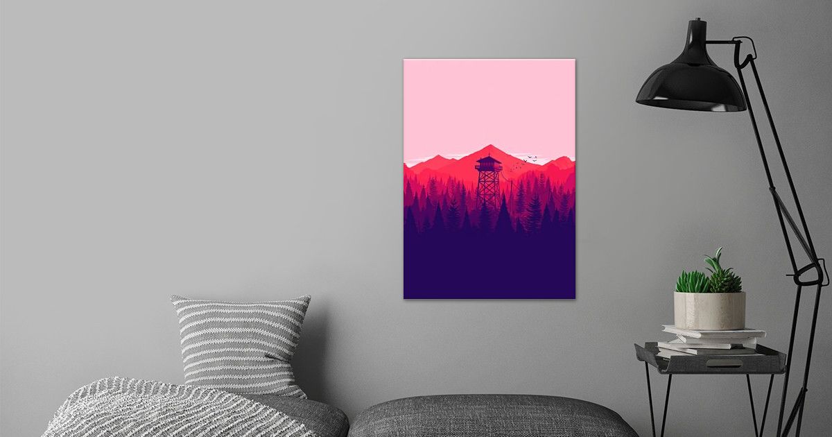 'Firewatch' Poster by Kunyah | Displate