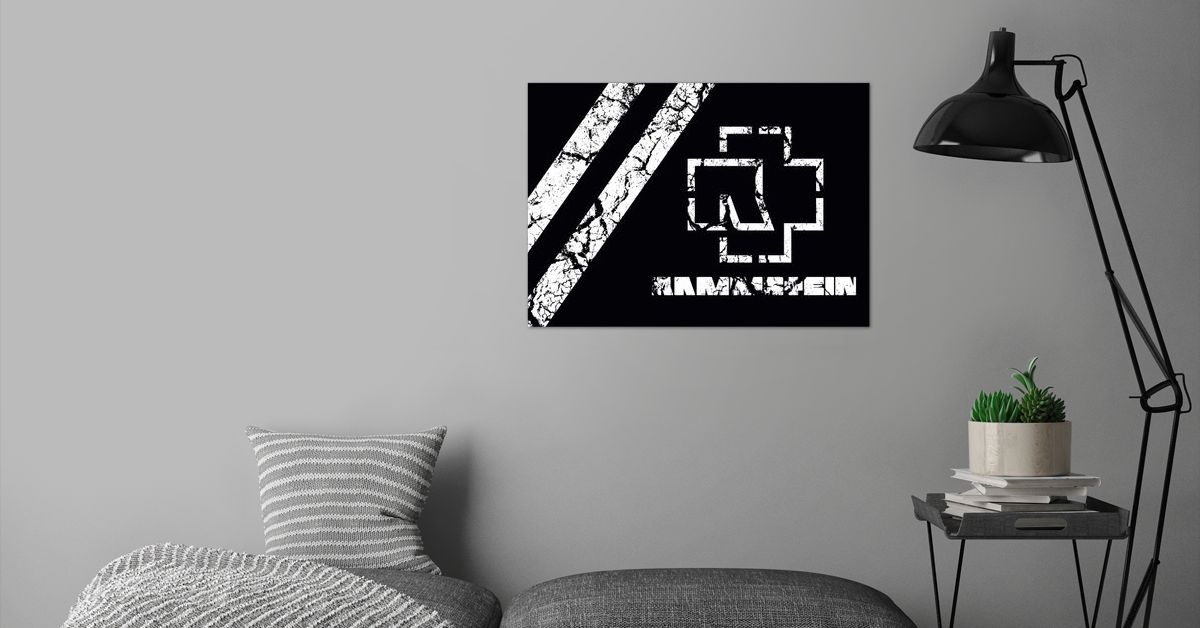 'Rammstein flag' Poster by fl0w | Displate