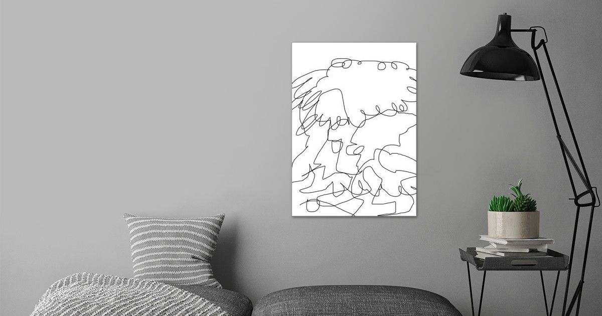 'original abstract pen' Poster by LAST LIGHT | Displate