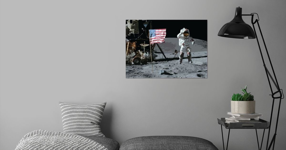 'Apollo 11 Moon Landing' Poster by Nick Lopez | Displate