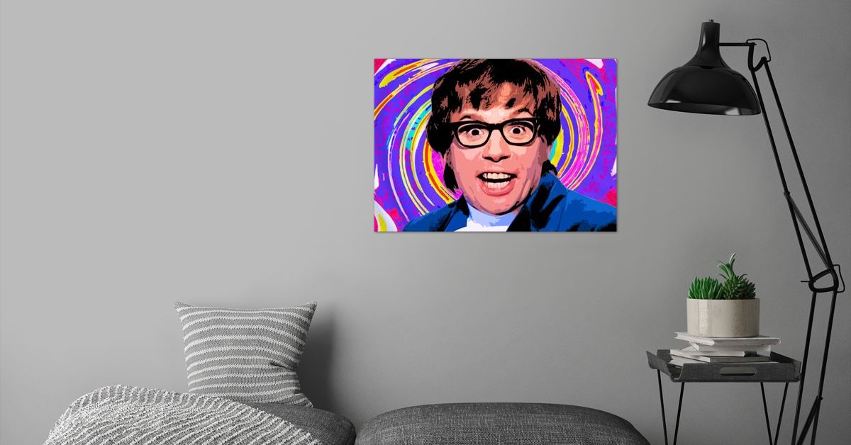 'Austin Powers' Poster by Nick Lopez | Displate
