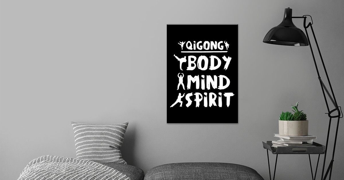 'Qigong Tai Chi Qi Gong' Poster by Sebastian Wünsche | Displate