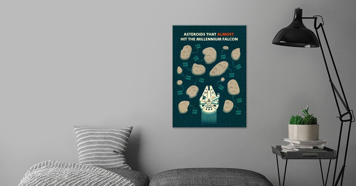 'Asteroids' Poster by Star Wars | Displate