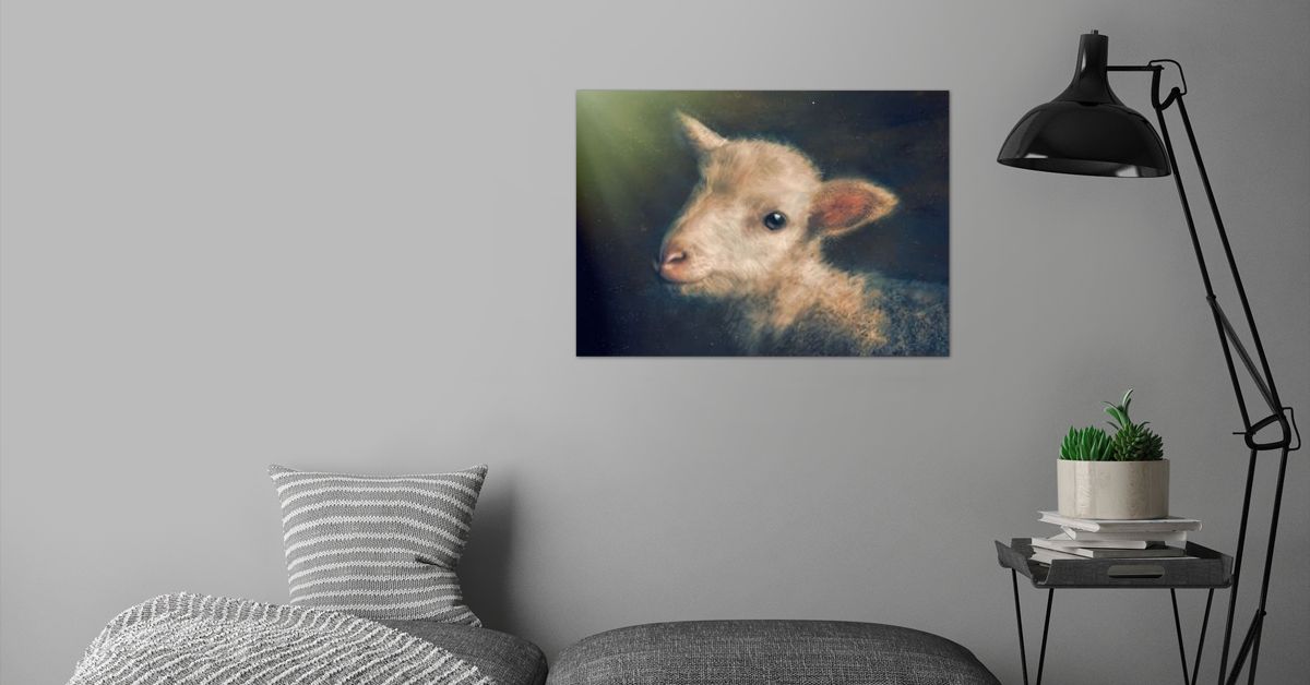 'Agnus Dei' Poster by Claudia McKinney | Displate