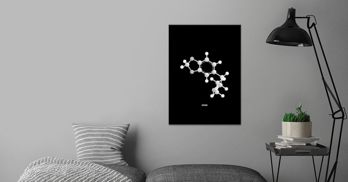 'MDMA' Poster by ChemECool | Displate