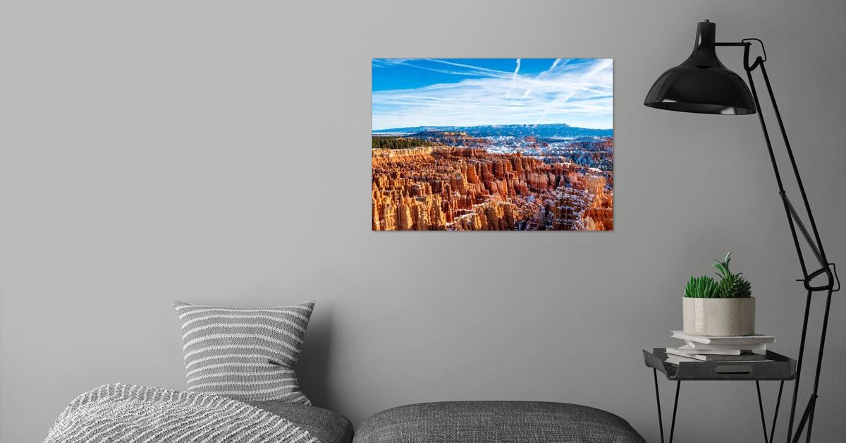 'Blue and Orange' Poster by Pete Chen | Displate