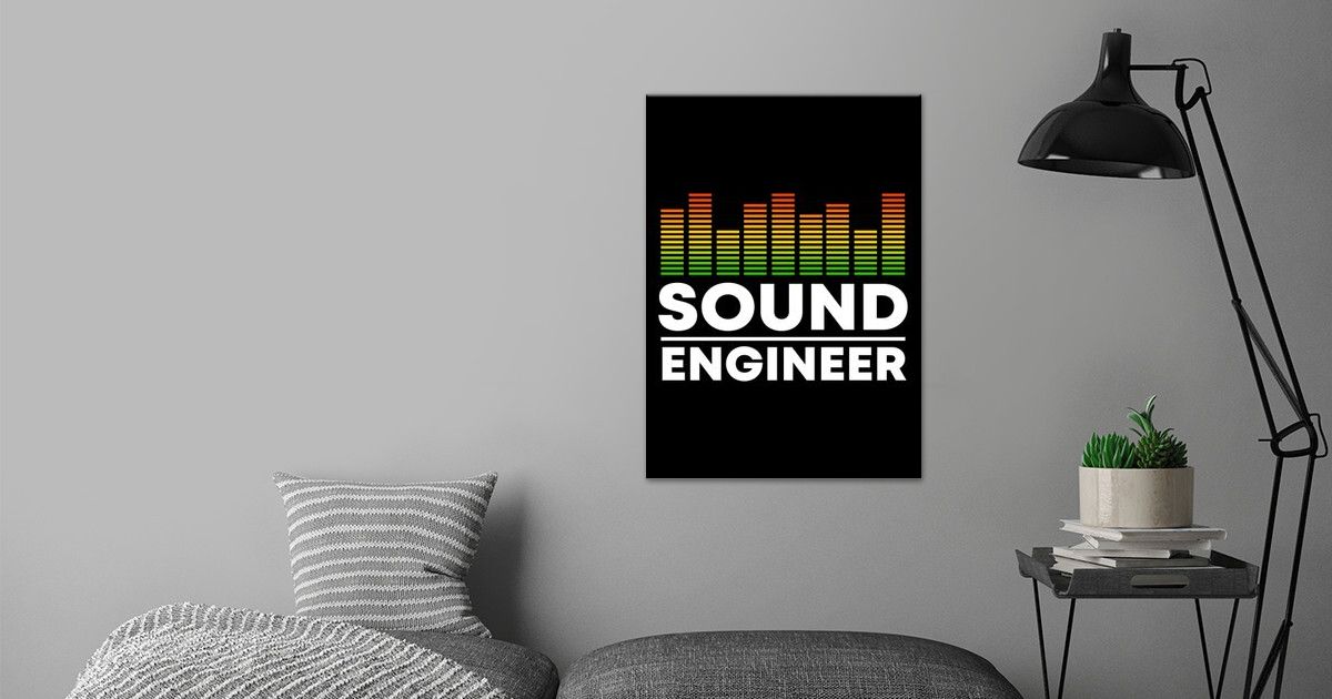 'Sound Engineer' Poster by Cooldruck | Displate