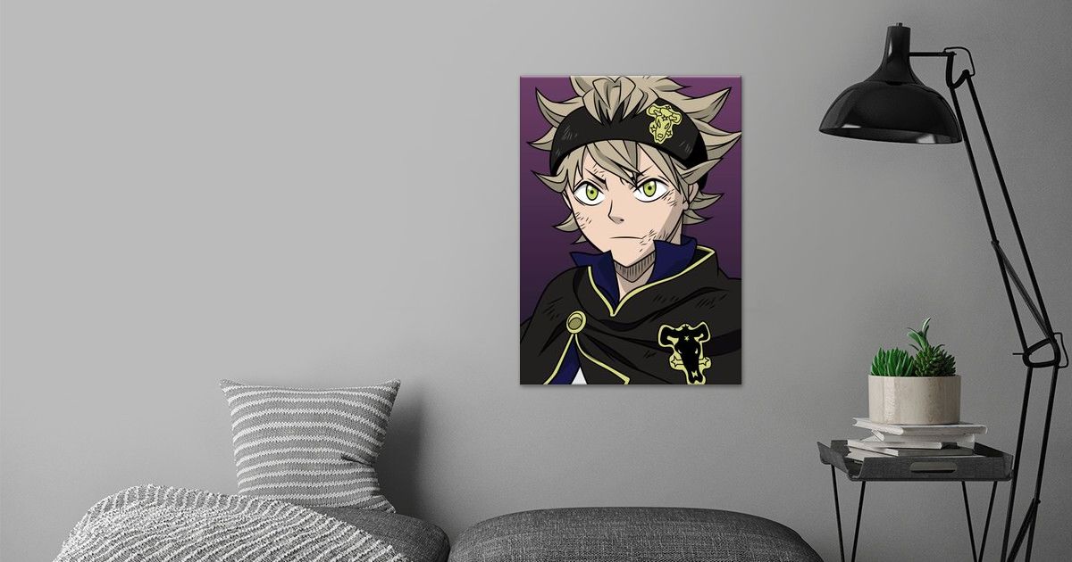 'Asta Black Bull Clover' Poster by Viability Creative | Displate