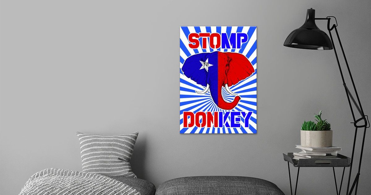 'STOMP DONKEY' Poster by theanomalius | Displate