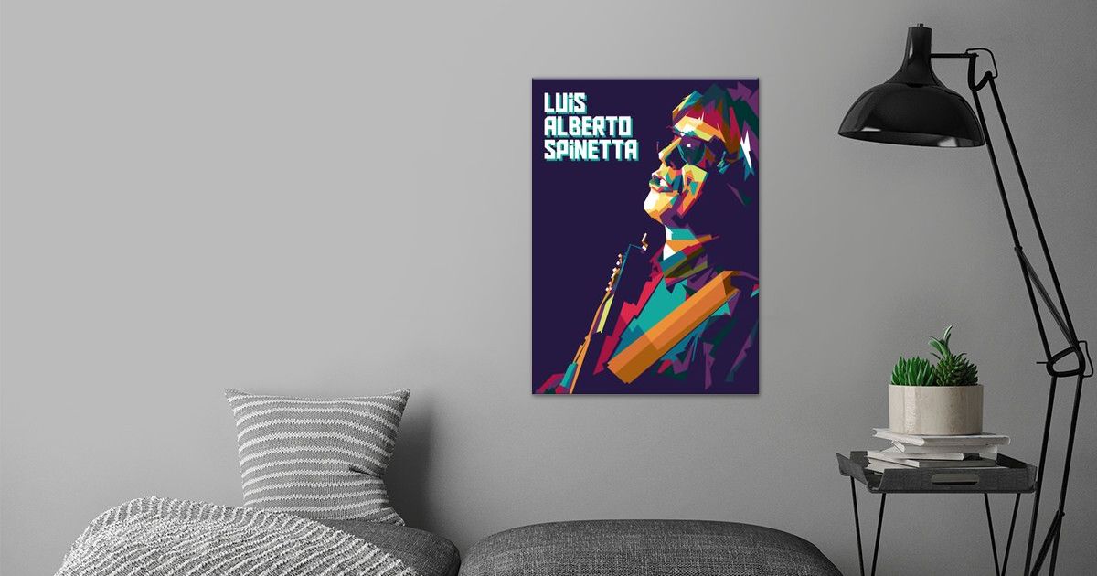 'Luis Alberto Spinetta' Poster by Fill Art | Displate