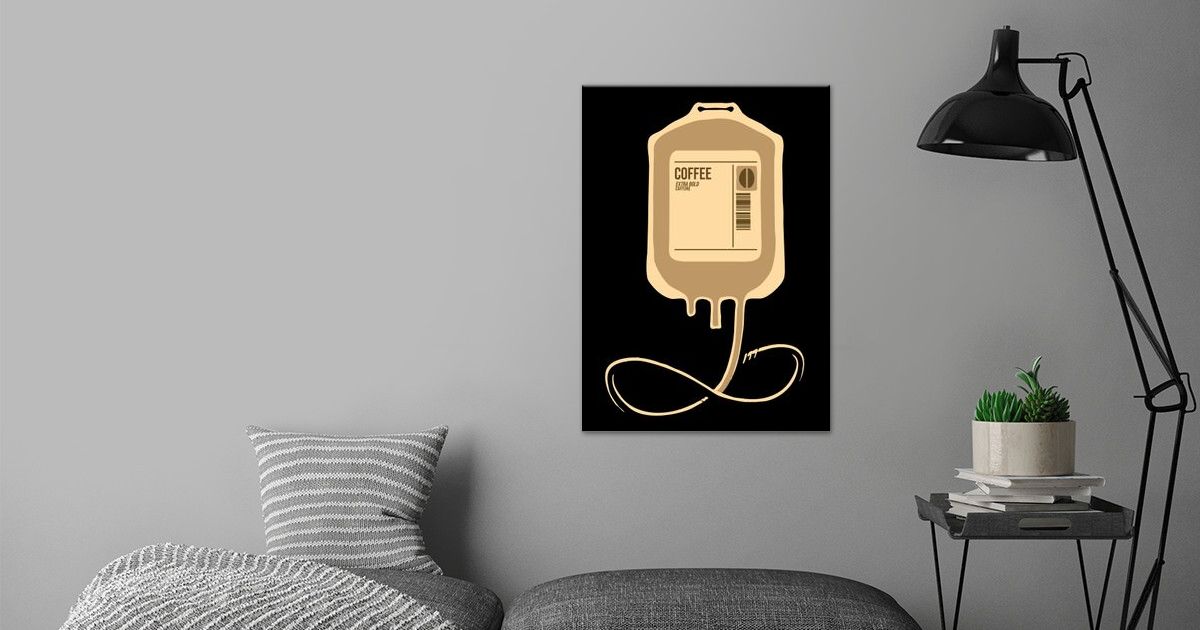 'Coffee Dextrose Caffeine' Poster by TheSpezialBrand | Displate