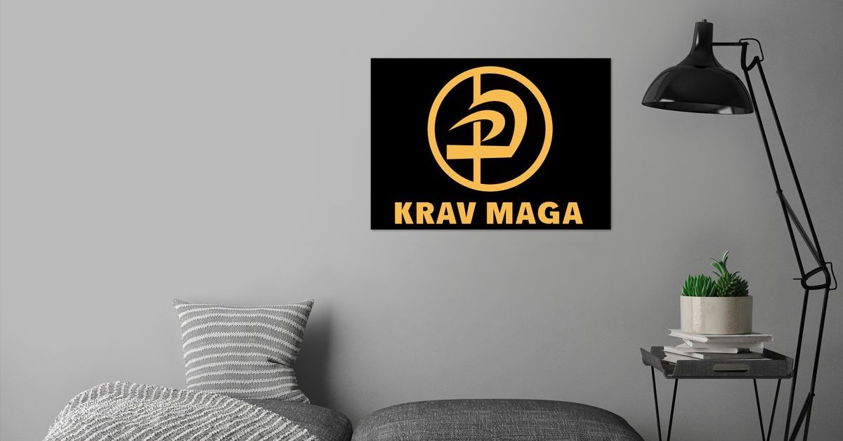'Krav Maga Sign Krav Maga' Poster by CrazySquirrel | Displate