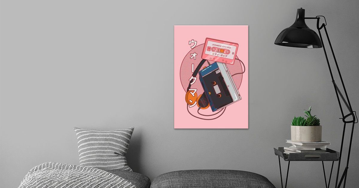 'Retro Walkman' Poster by VEIN graphic | Displate