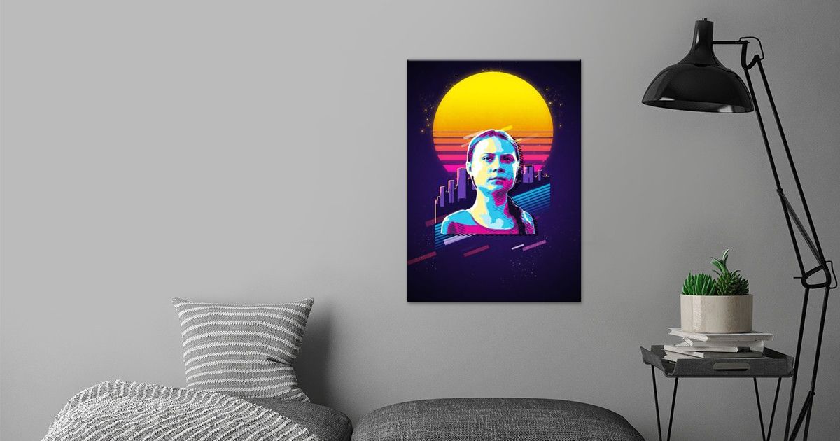 'Greta Thunberg' Poster by gillpa | Displate