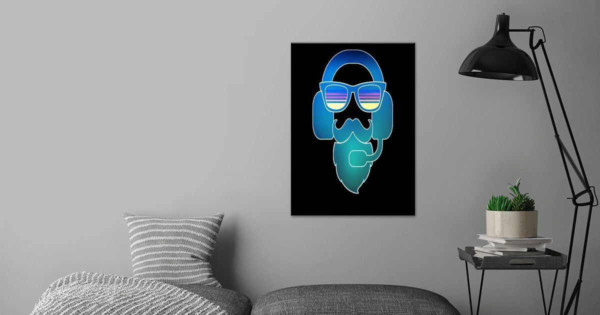 'Pro Gamer Gaming Headset' Poster by sytacdesign | Displate