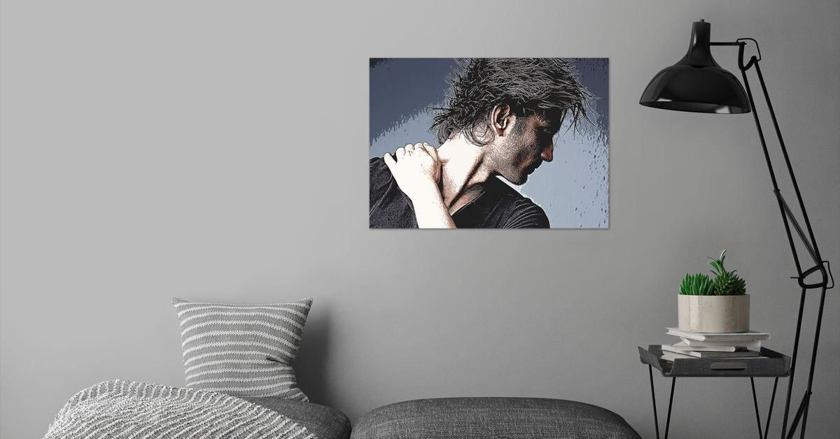 'sushant singh rajput' Poster by Thogi Gio | Displate