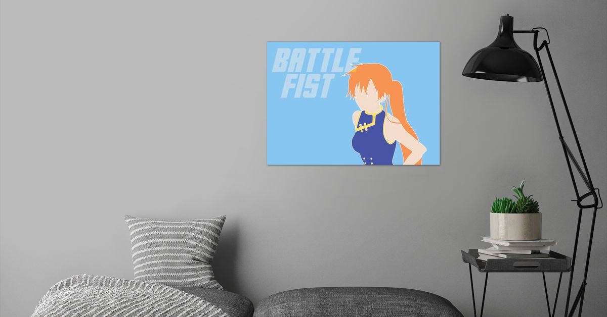 'Battle Fist MHA' Poster by Morgyn Church | Displate