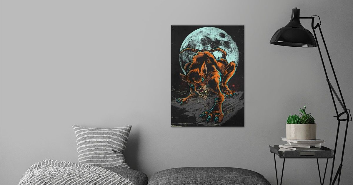 'Sabertooth Tiger' Poster by Nicolo | Displate