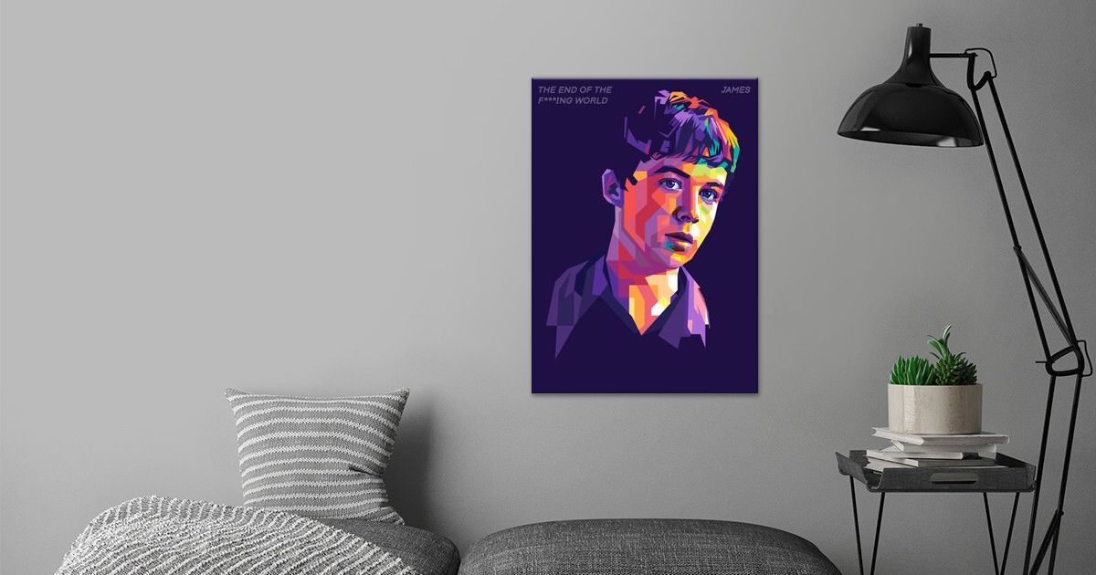 'James TEOTFW' Poster by mztgr7 | Displate