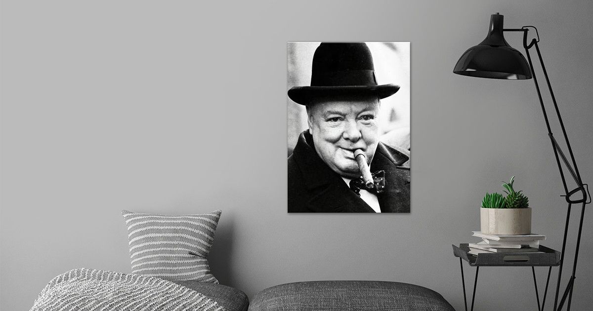 'Sir Winston Churchill' Poster by anamaria tudor | Displate