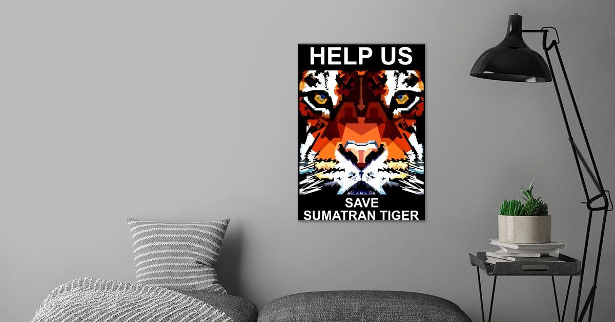 'Sumatran Tiger' Poster by Hari Mulyana | Displate