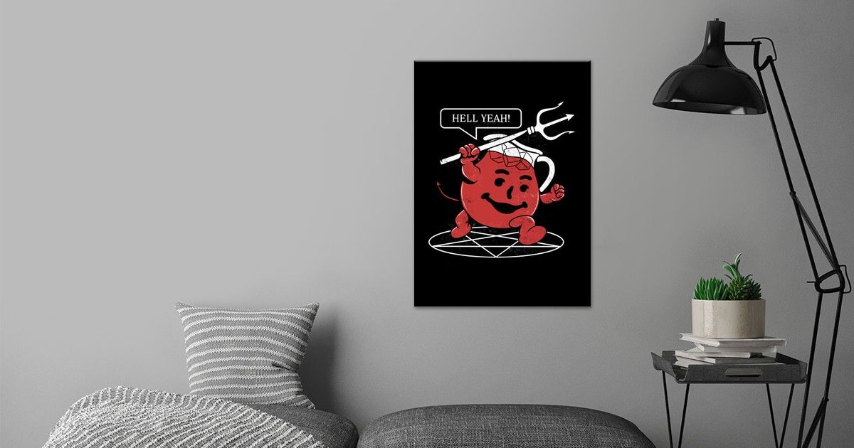 'Hell Yeah' Poster by Ilustrata | Displate