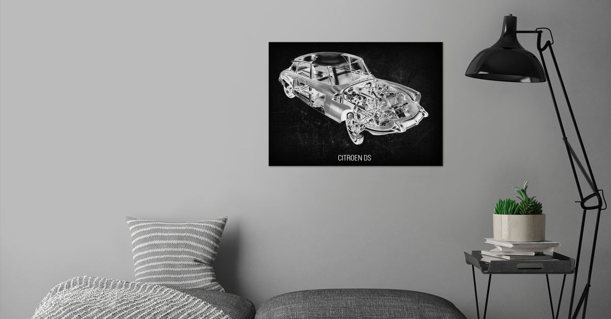 'Citroen DS' Poster by JAT DESIGNS | Displate
