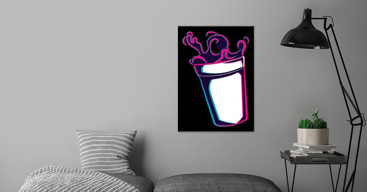 'Codeine Double Cup Lean' Poster by QQnicorn | Displate