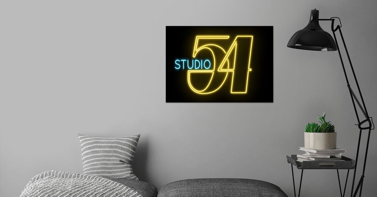 'Studio 54 Neon Sign' Poster by Josh B | Displate