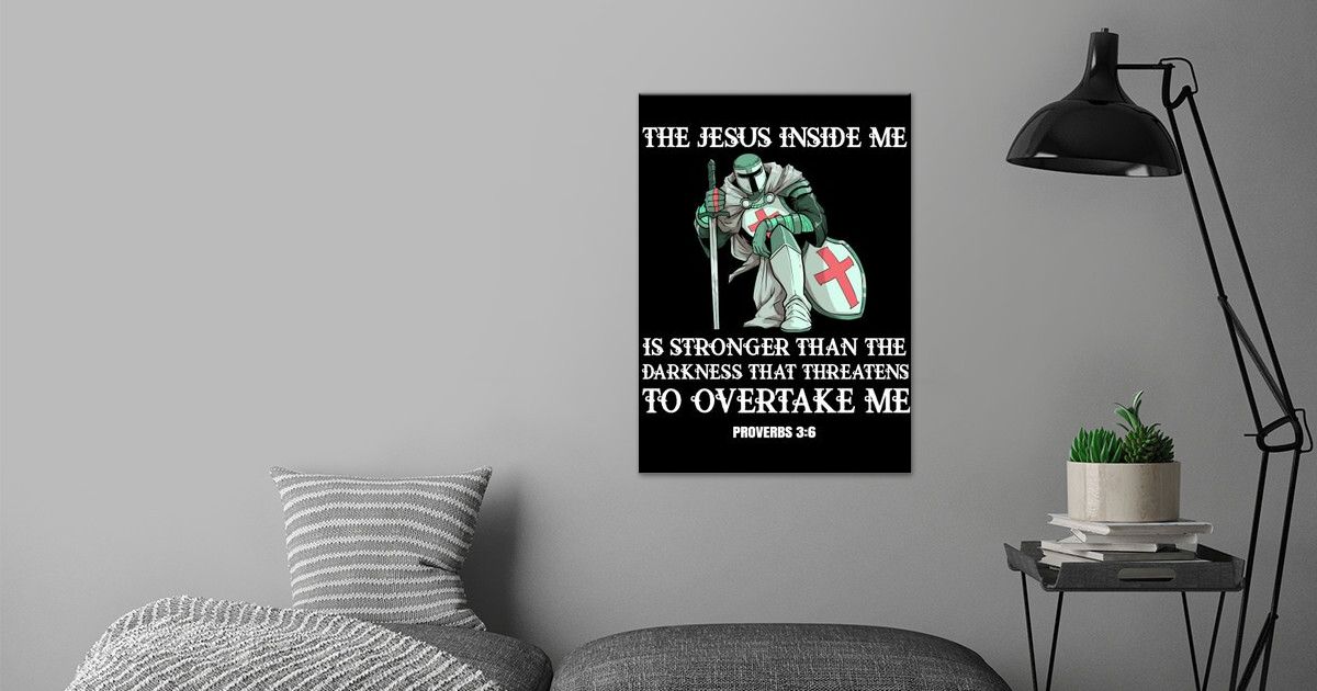 'Knights Templar Prayer' Poster by Adventurors | Displate