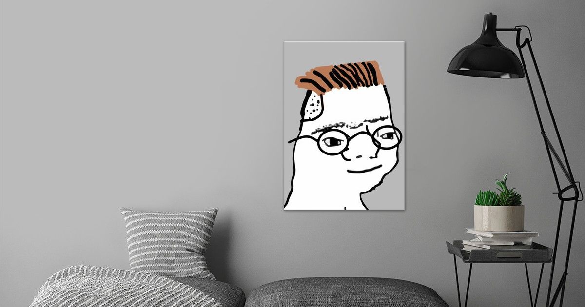 'Zoomer meme wojak memes' Poster by Kitty Kit | Displate
