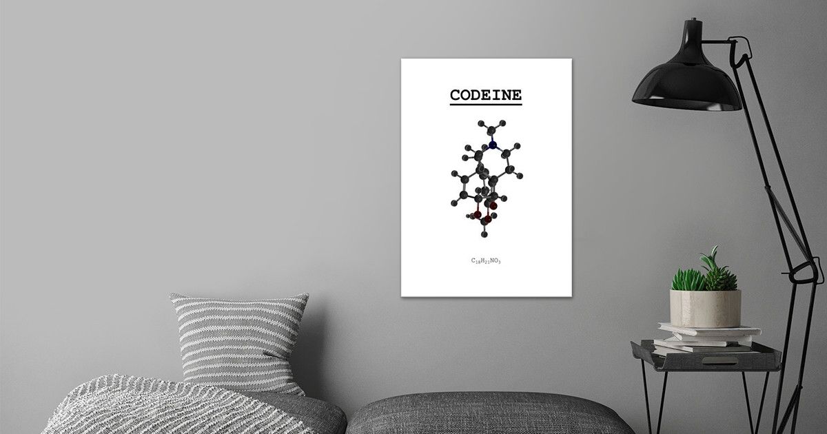 'Codeine' Poster by ChemECool | Displate