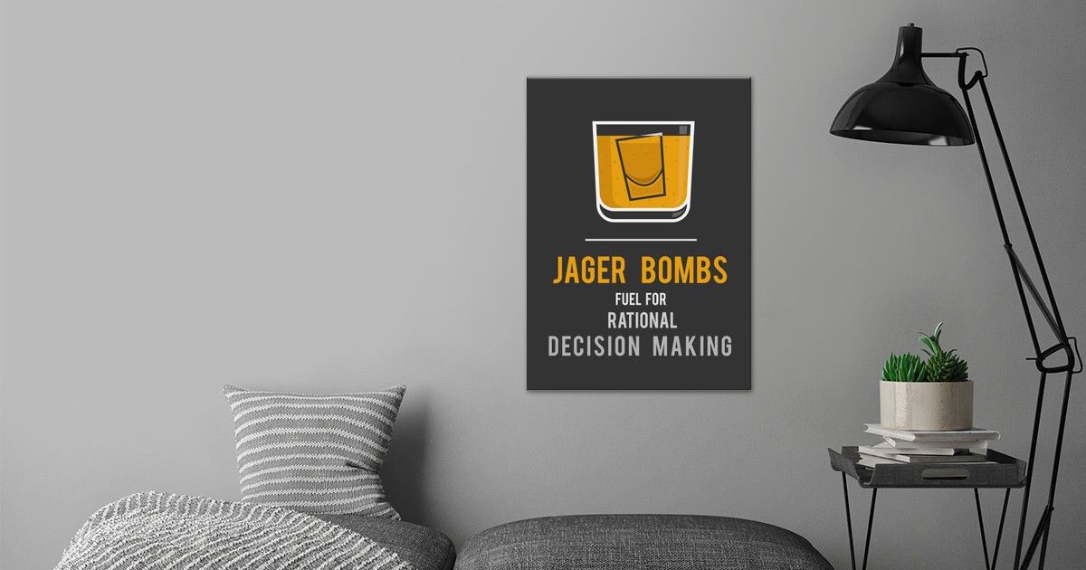 'Jager Bombs' Poster by mip1980 | Displate