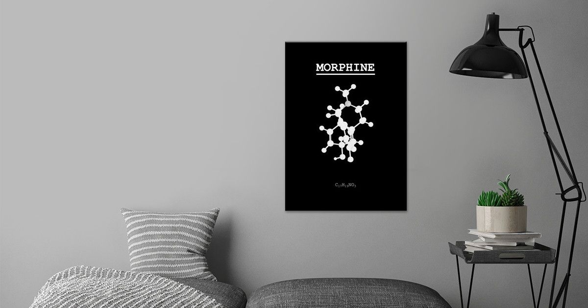 'Morphine' Poster by ChemECool | Displate