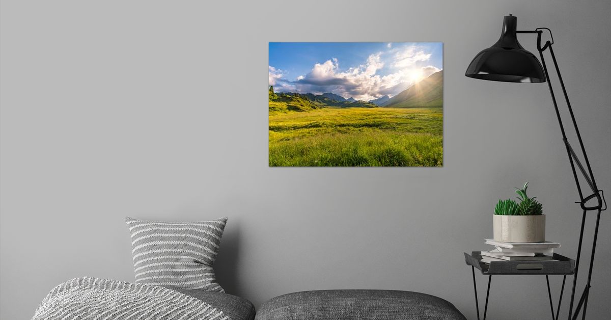 'Lechquellen Mountains' Poster by mindscapephotos | Displate