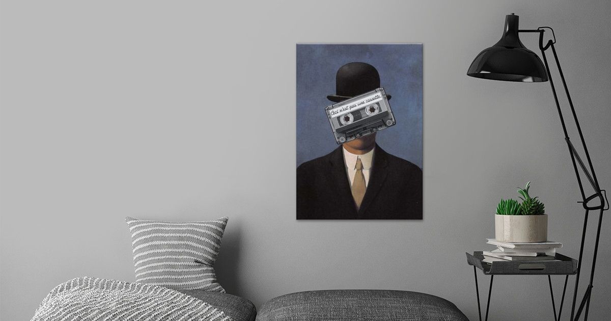 'this is not a tape' Poster by Artelele | Displate