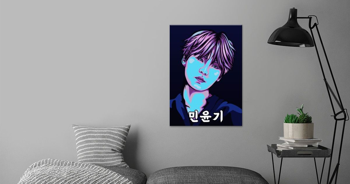 'BTS SUGA POSTER' Poster by vector heroes | Displate
