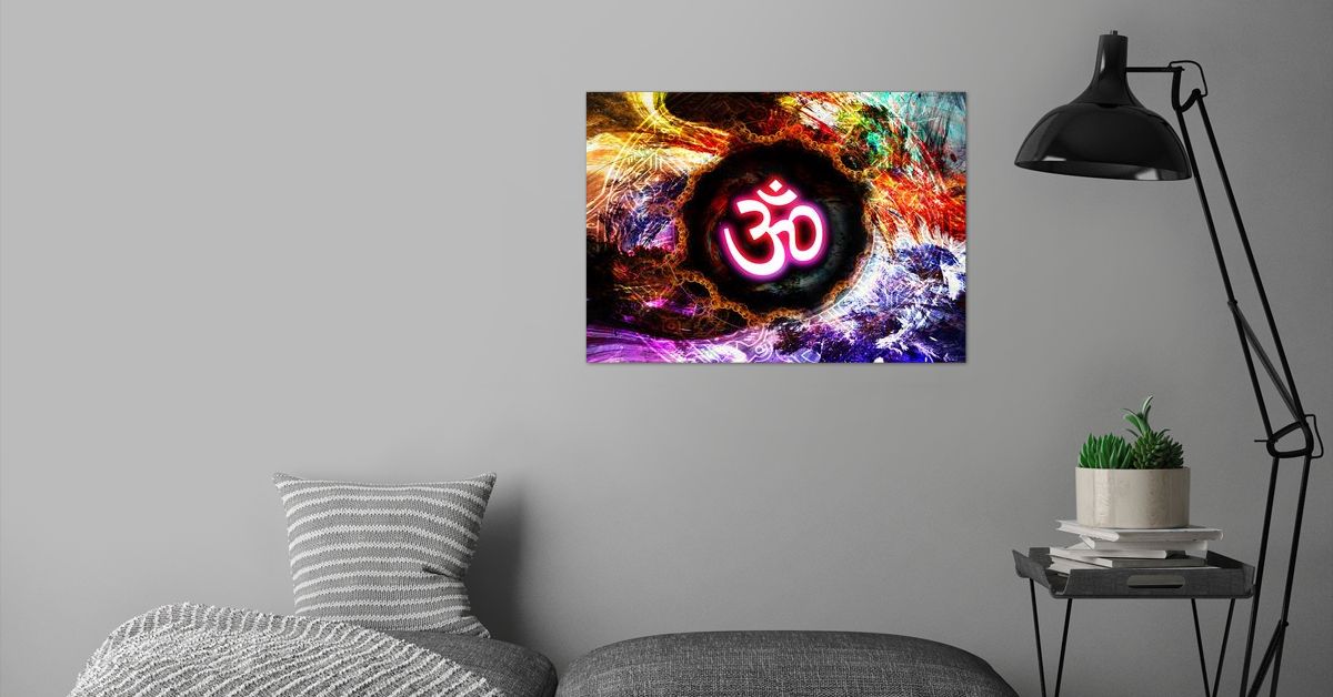 'Multicolored OM' Poster by MCAshe Art | Displate