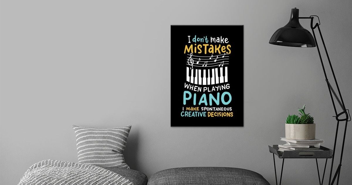 'Piano Player Pianist Music' Poster by Mealla | Displate