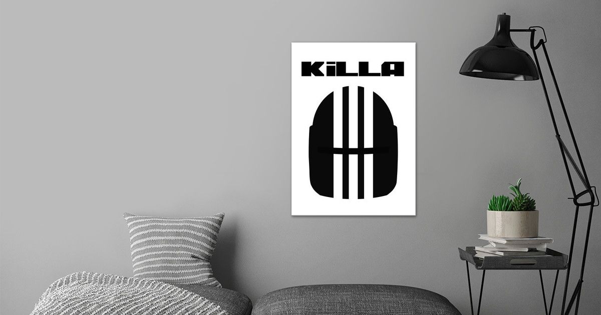 'EFT Killa White Gray Black' Poster by SideTime | Displate